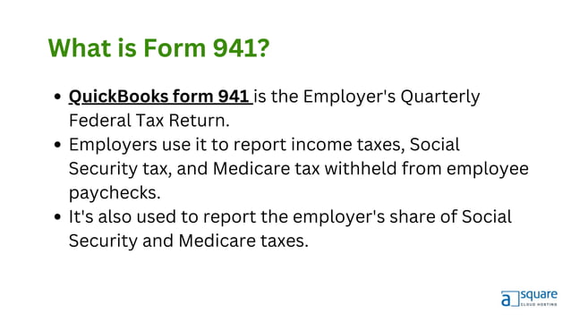 QuickBooks Form 941: A Step-by-Step Tutorial | PDF | Personal Taxes ...
