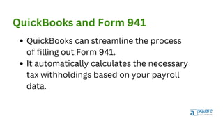 QuickBooks Form 941: A Step-by-Step Tutorial | PDF