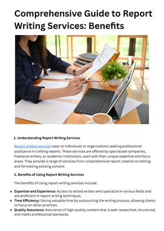 Comprehensive Guide to Report Writing Services Benefits.pdf