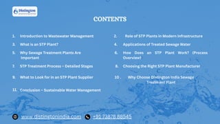 STP Plant Solutions: Comprehensive Guide to Sewage Treatment Plants in ...