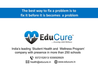 EduCure Comprehensive health checkup CHC | PDF