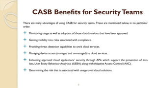 Comprehensive Information on CASB | PPT