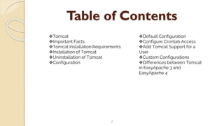 Comprehensive Information on Tomcat | PPT