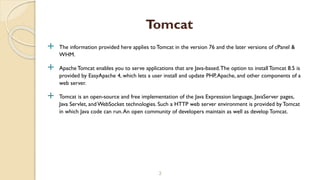 Comprehensive Information on Tomcat | PPT