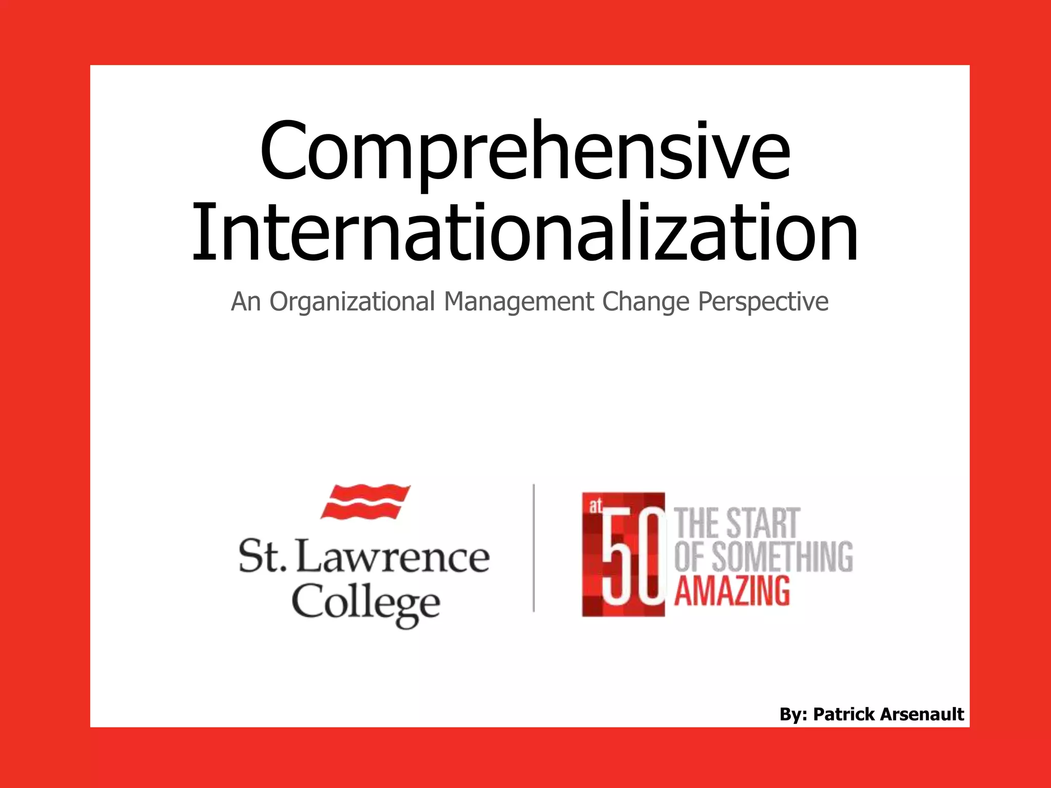 Comprehensive internationalization | PPTX | Business Administration ...