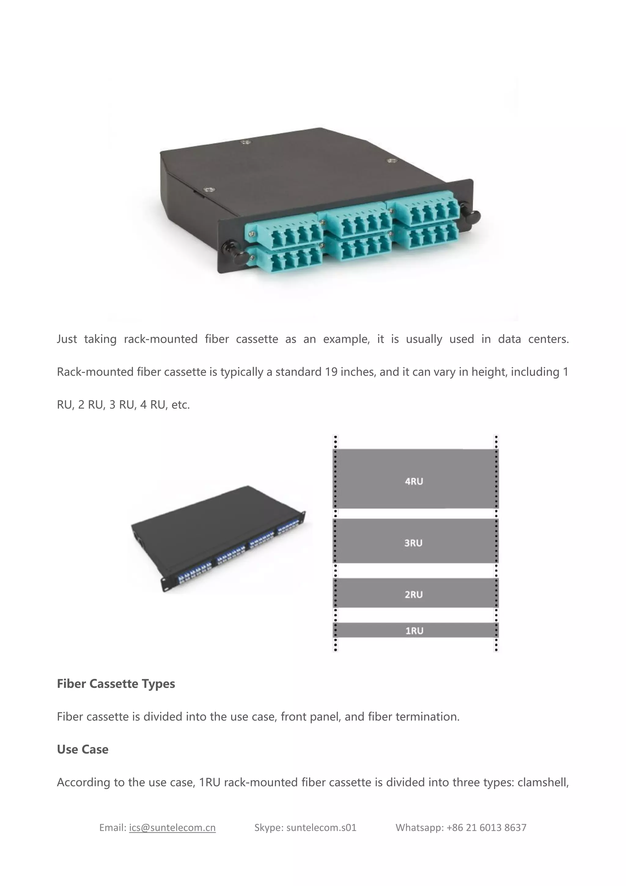 Comprehensive Introduction to Fiber Cassette | PDF