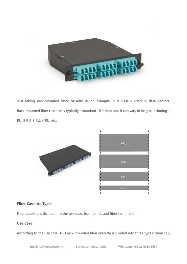 Comprehensive Introduction to Fiber Cassette | PDF