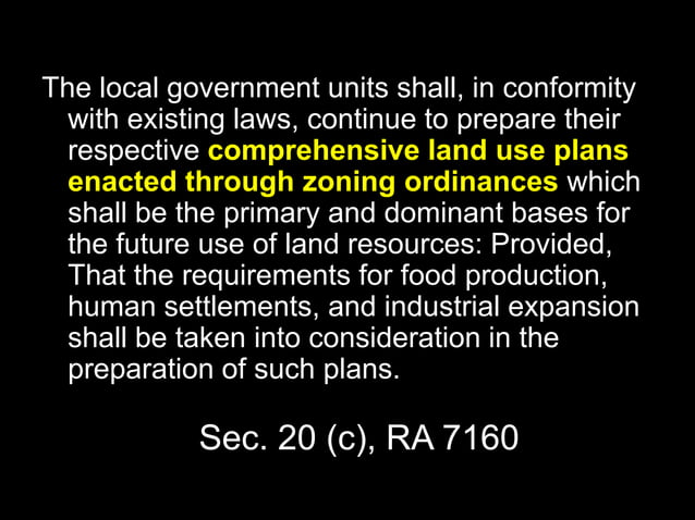 Comprehensive Land Use Planning | PDF