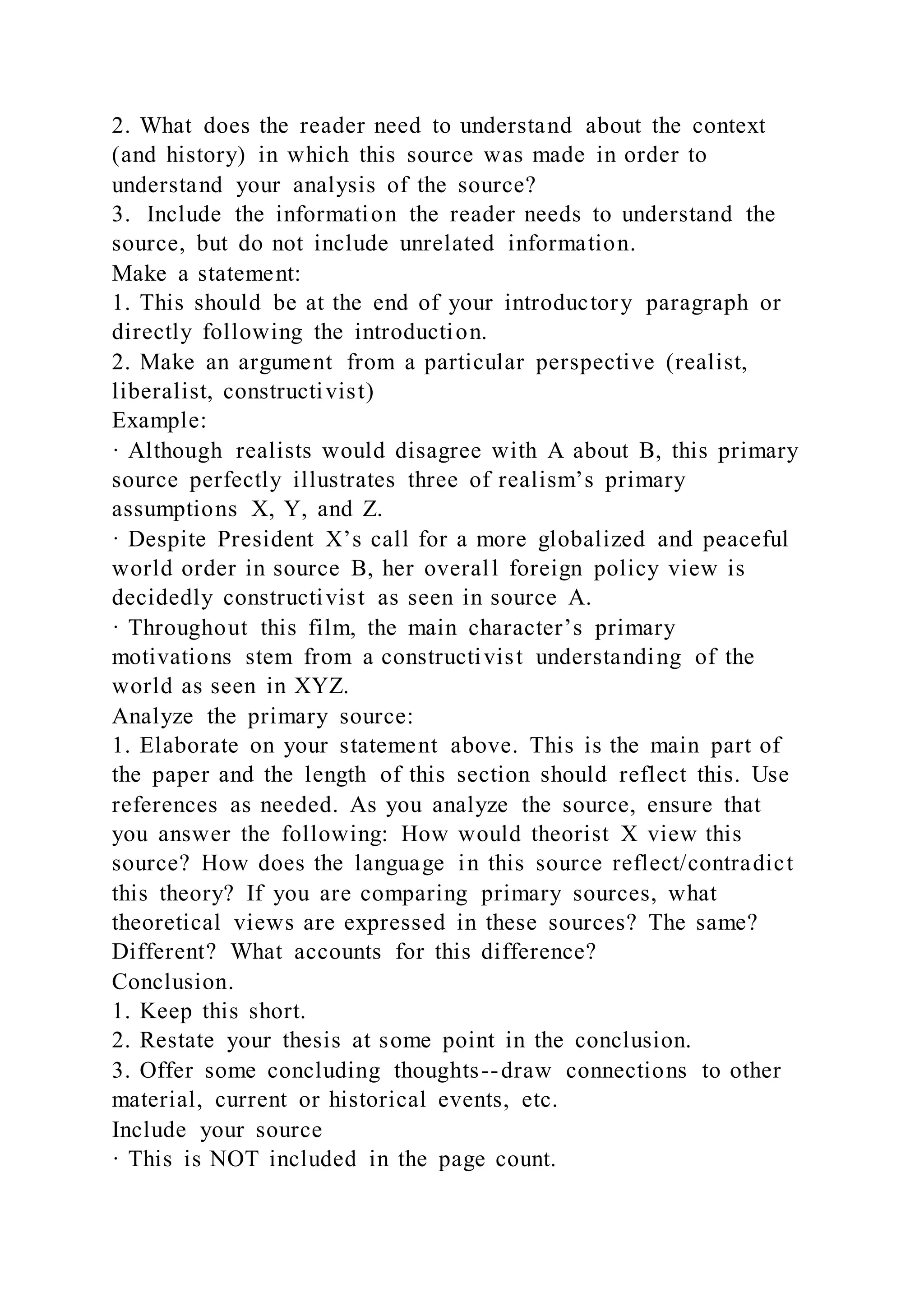 Comprehensive Learning Assessment 2 - Primary Source Analysis Pape | DOCX