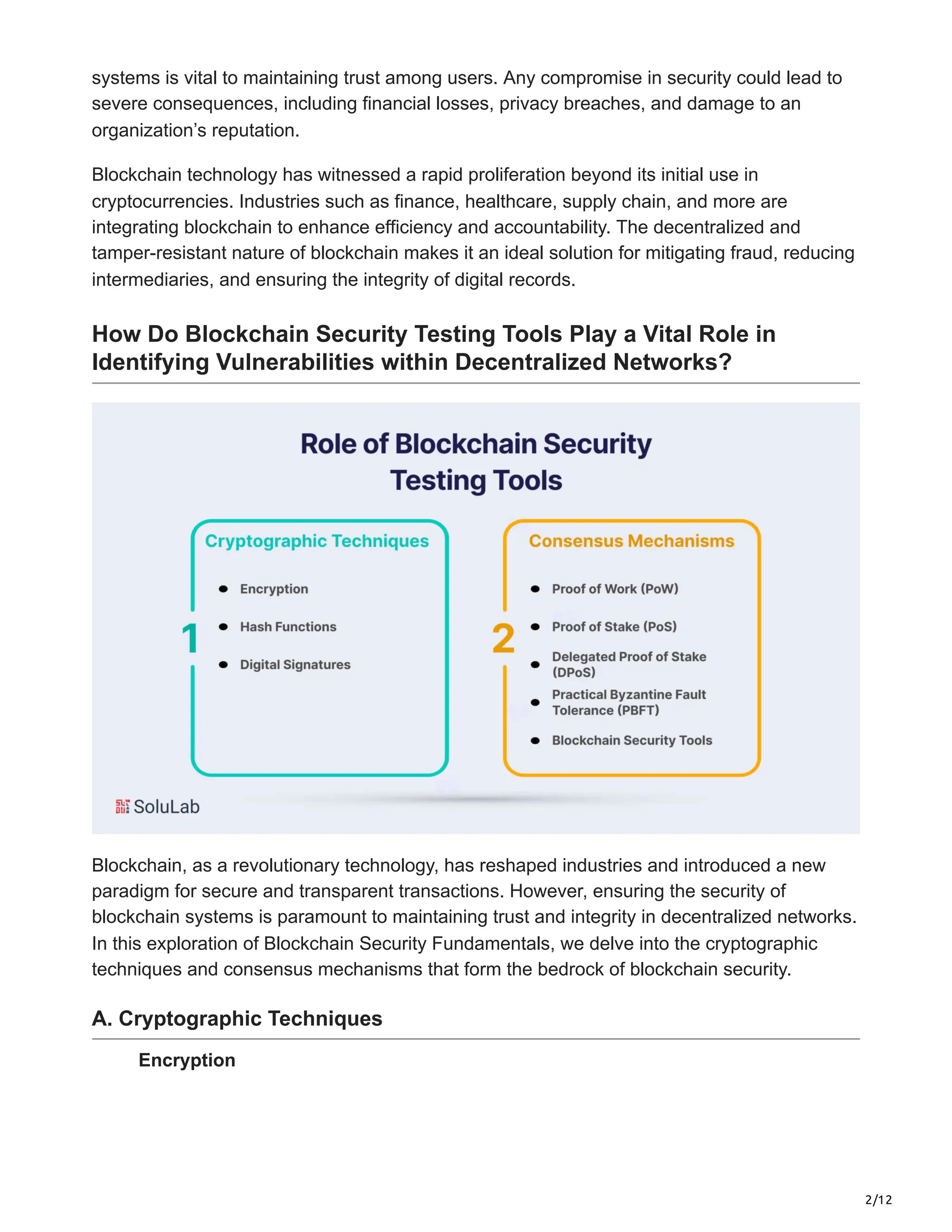Comprehensive List Of Blockchain Security Tools | PDF | Information and Network Security | Computing