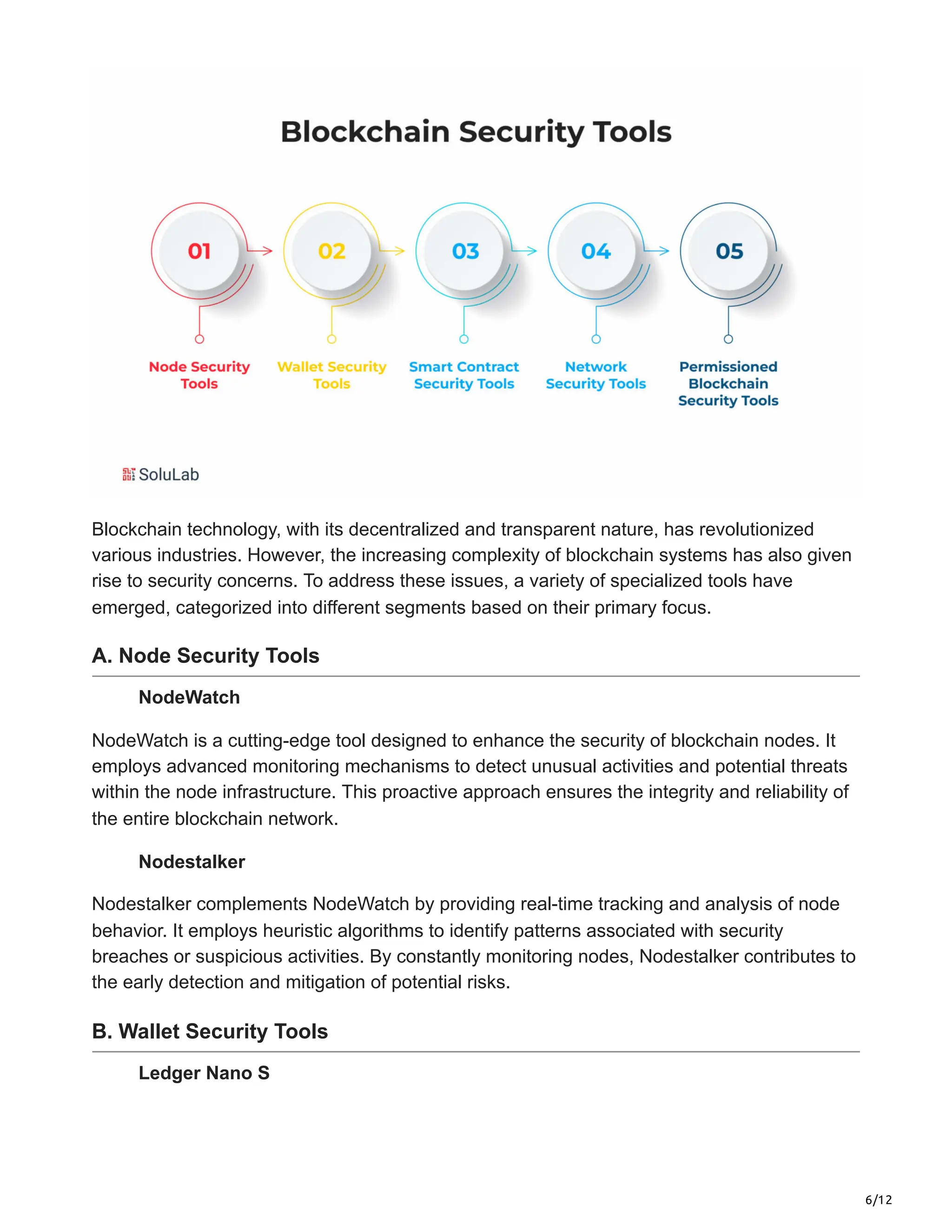 Comprehensive List Of Blockchain Security Tools | PDF