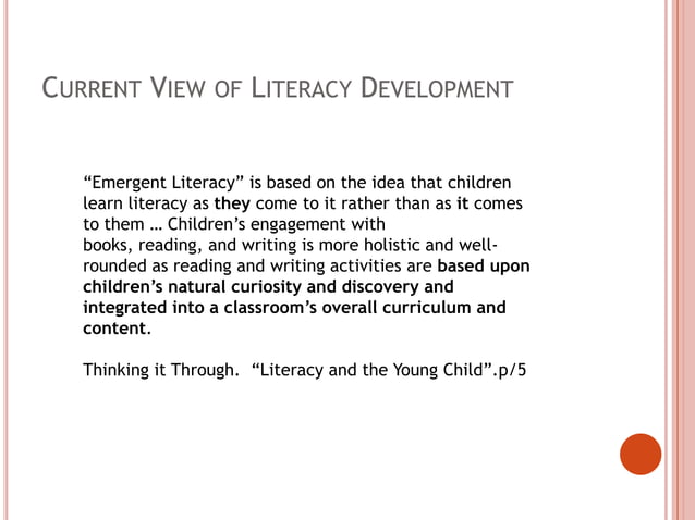 Comprehensive Literacy In Kindergarten - Interactive Read Aloud | PPTX