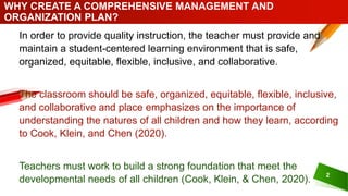 COMPREHENSIVE MANAGEMENT AND ORGANIZATION PLAN A WILLIAMS.pptx