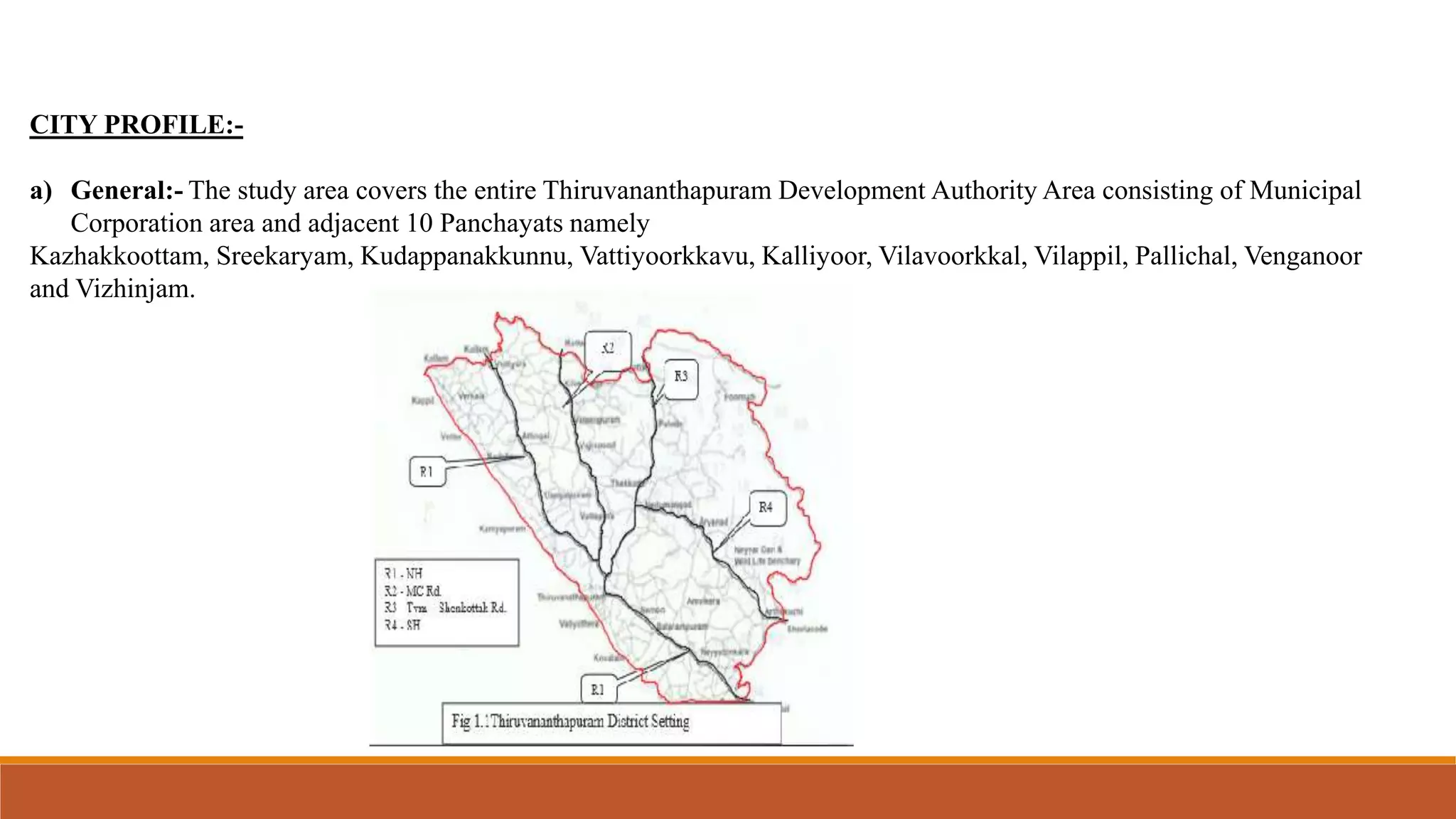 Comprehensive mobility plan for thiruvananthapuram | PPTX