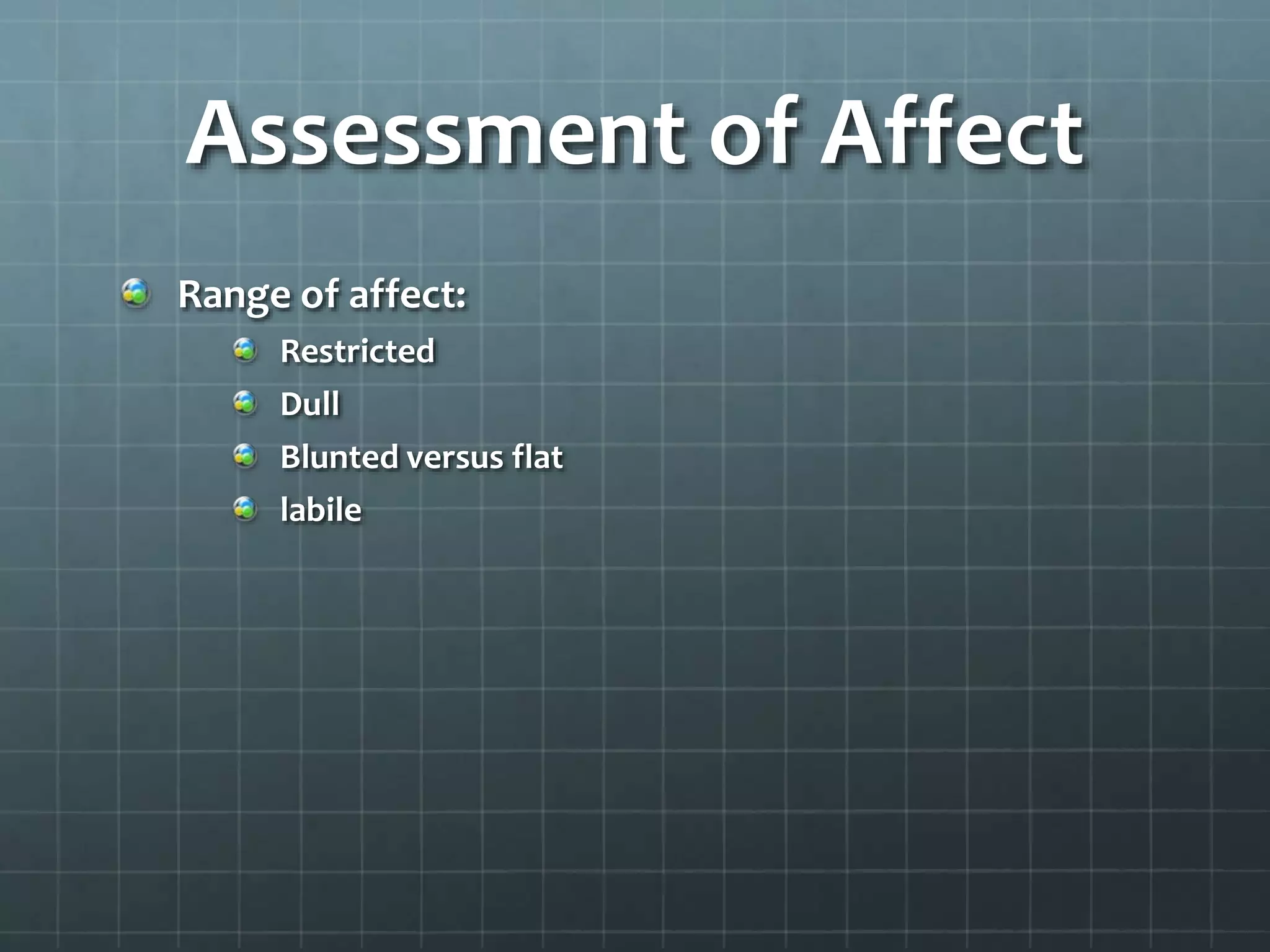 Comprehensive Mental Status Exam | PPTX | Mental Health | Diseases and ...