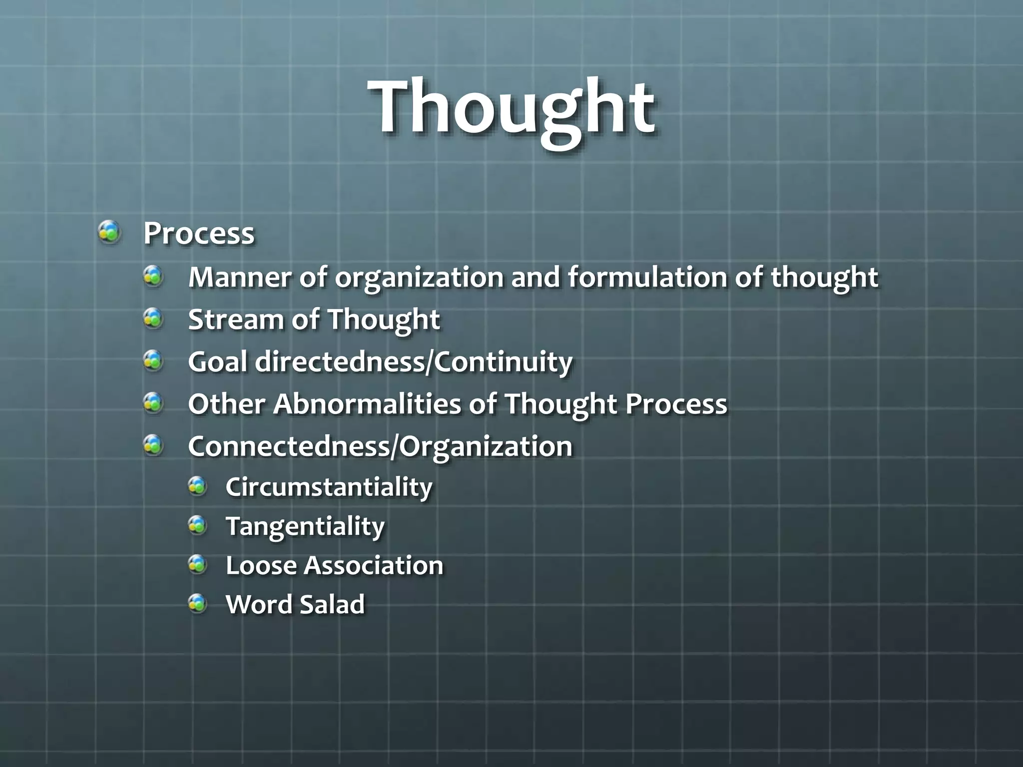 Comprehensive Mental Status Exam | PPTX