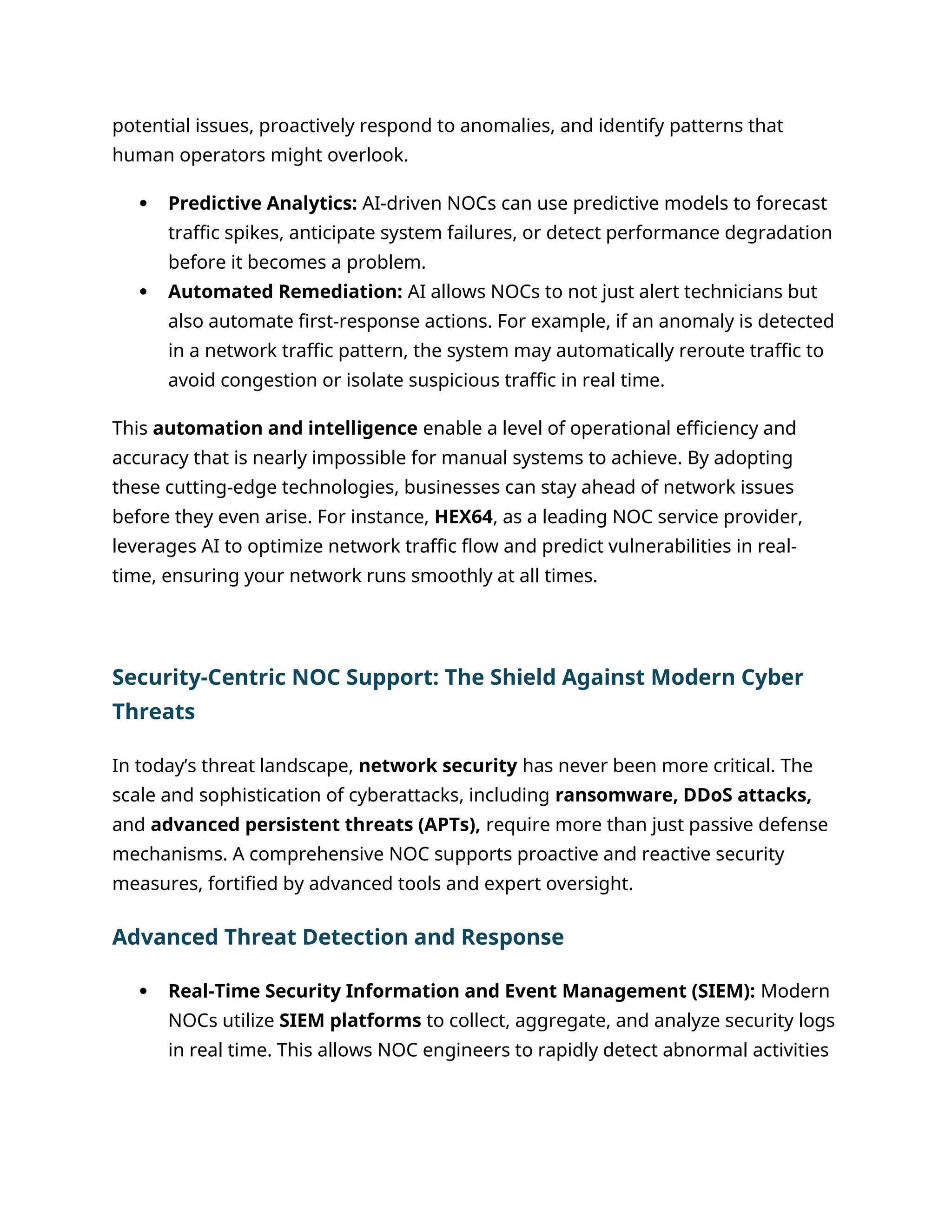 Comprehensive NOC Support Safeguarding Your Network Infrastr.docx