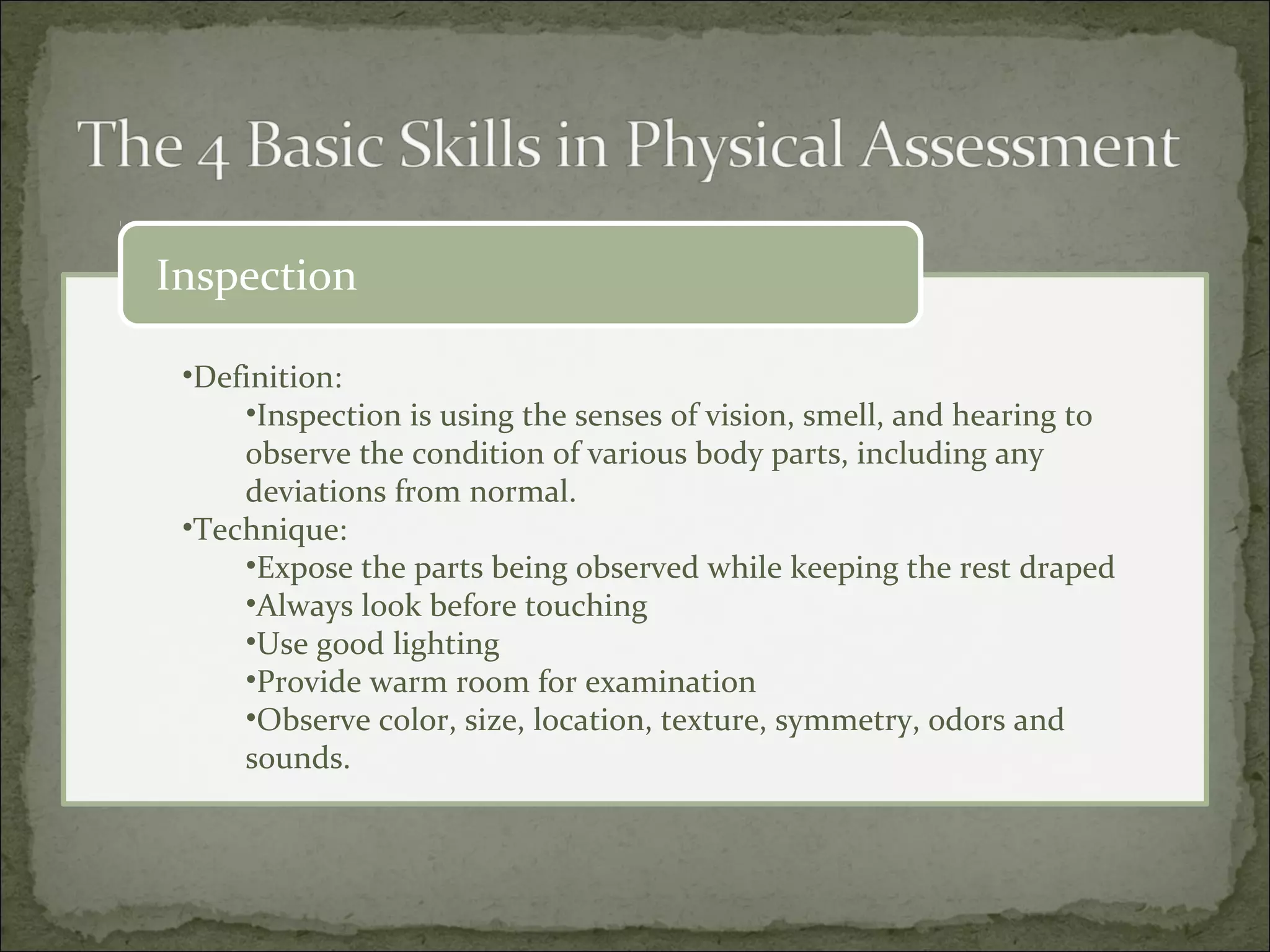 Comprehensive nursing assessment | PPT