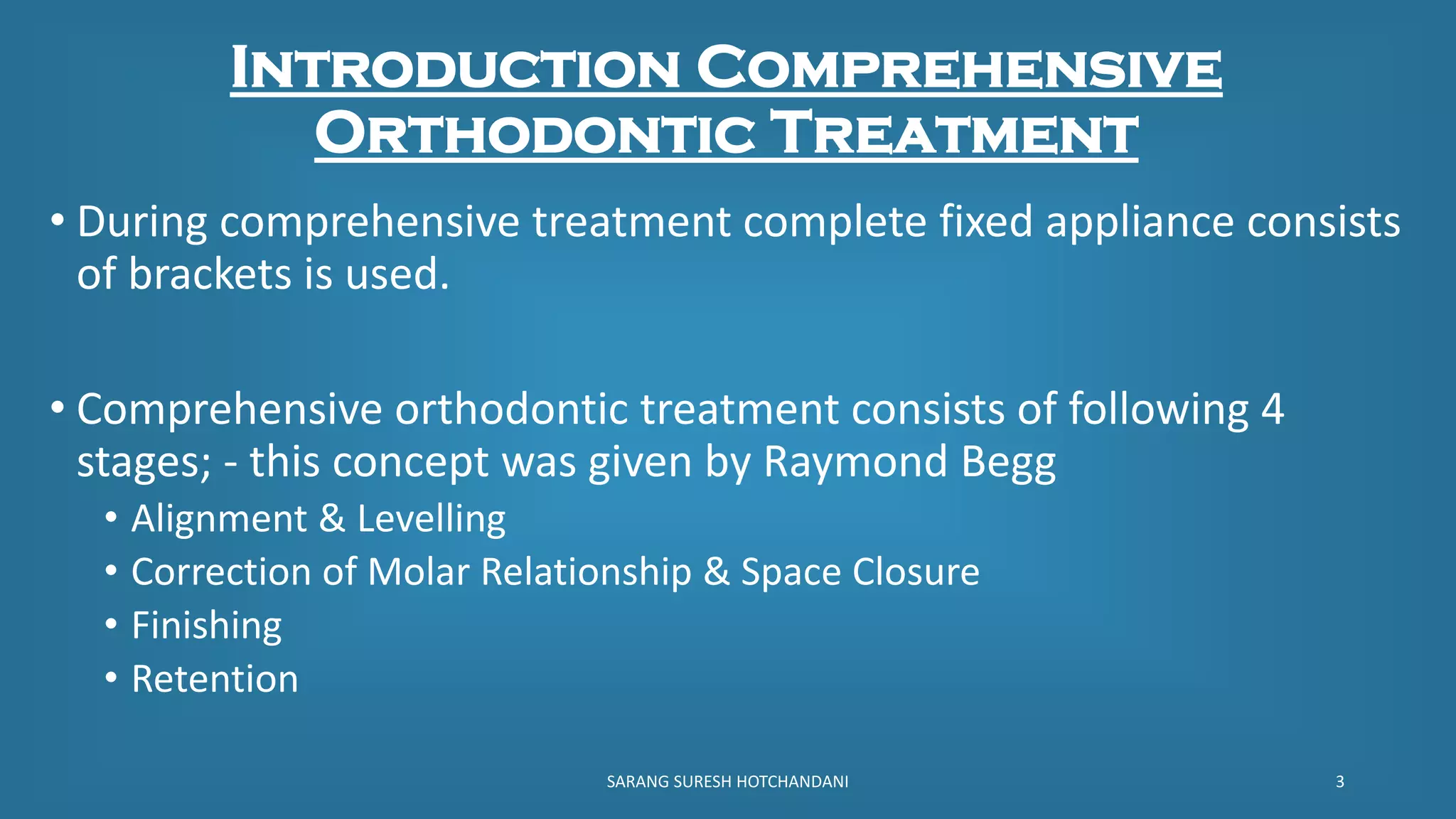 Comprehensive Orthodontic Treatment in the Early Permanent Dentition | PDF