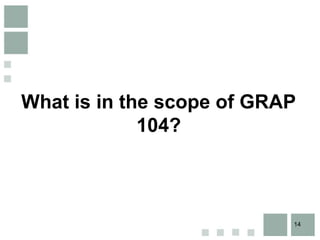 GRAP 104 - Financial Instruments Comprehensive Overview | PPT