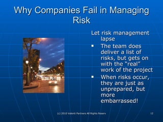 Comprehensive Overview Of Risk Management | PPT | Business Accounting ...