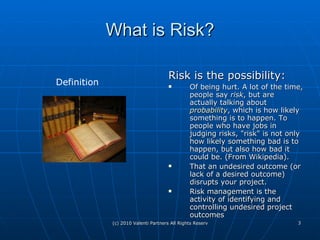 Comprehensive Overview Of Risk Management | PPT | Business Accounting ...