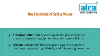 Comprehensive Overview of Safety Valves: Key Functions and Applications ...