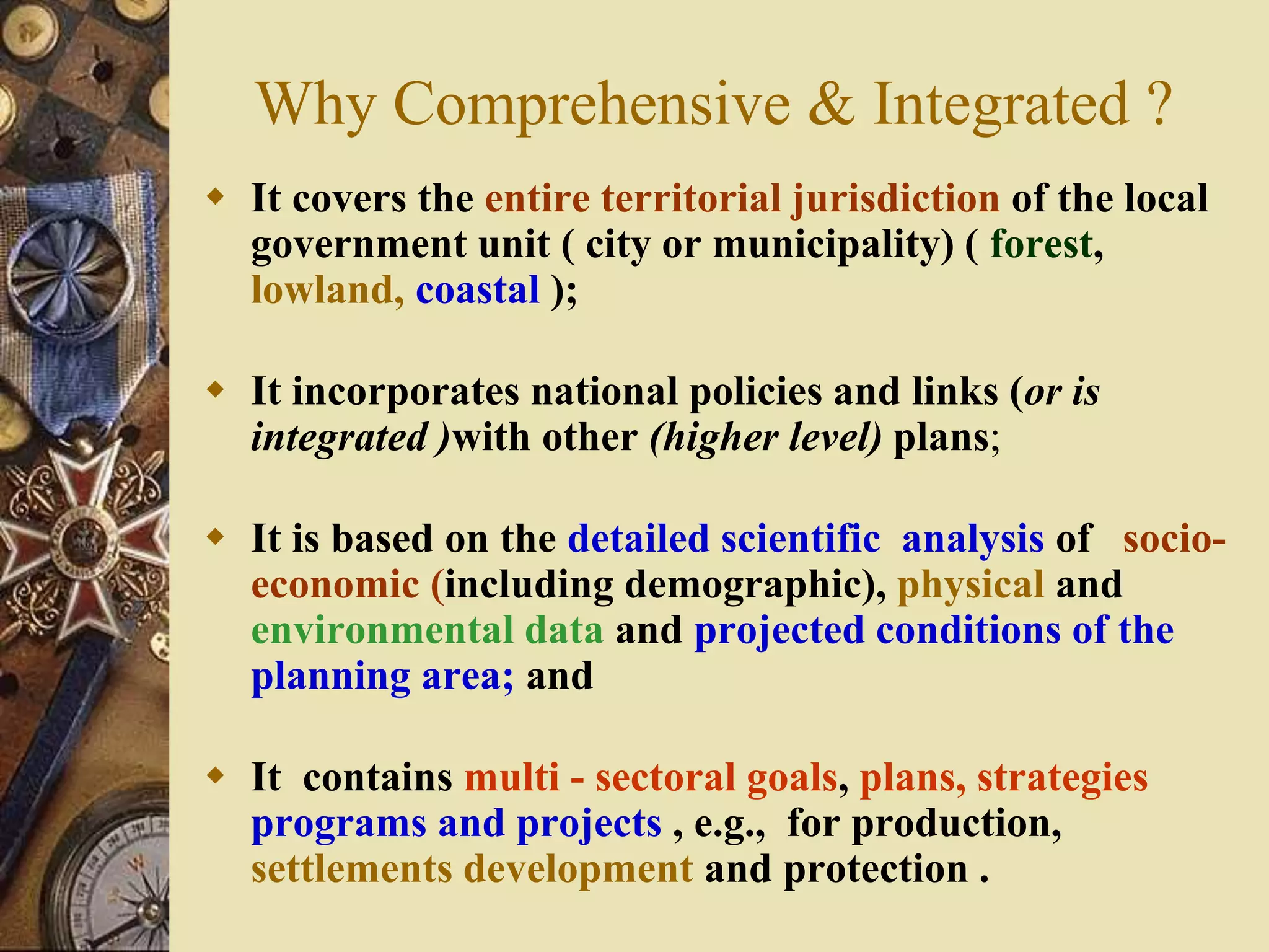 Comprehensive planning atty. dagnalan, en.p. | PDF