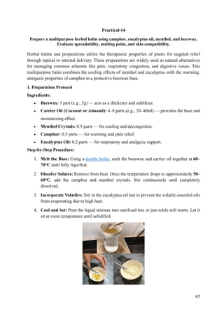 Comprehensive Practical Manual on Herbal Product Technology and ...
