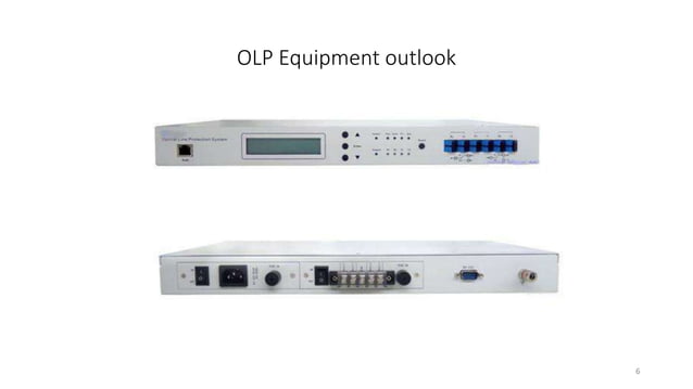 Optical line protection switch and Active Fiber Monitoring System | PPTX