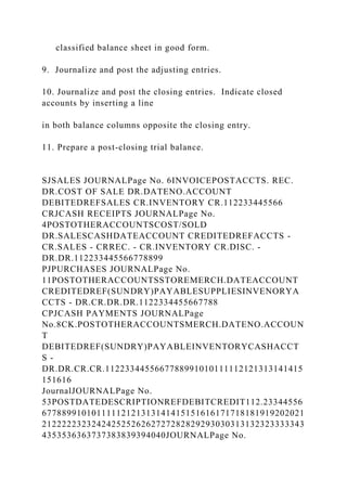 Comprehensive Problem More Co. is a merchandising business. The.docx