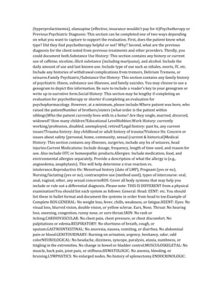 Comprehensive Psychiatric Evaluation And Patient Case Presentation.docx