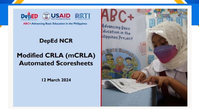 Comprehensive Rapid Literacy Assessment.pptx | Educational Assessment ...