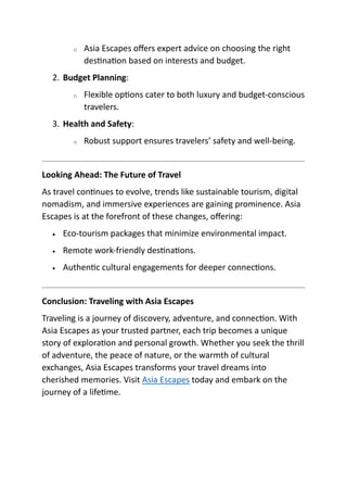 Comprehensive Report on Asia Escapes.pdf