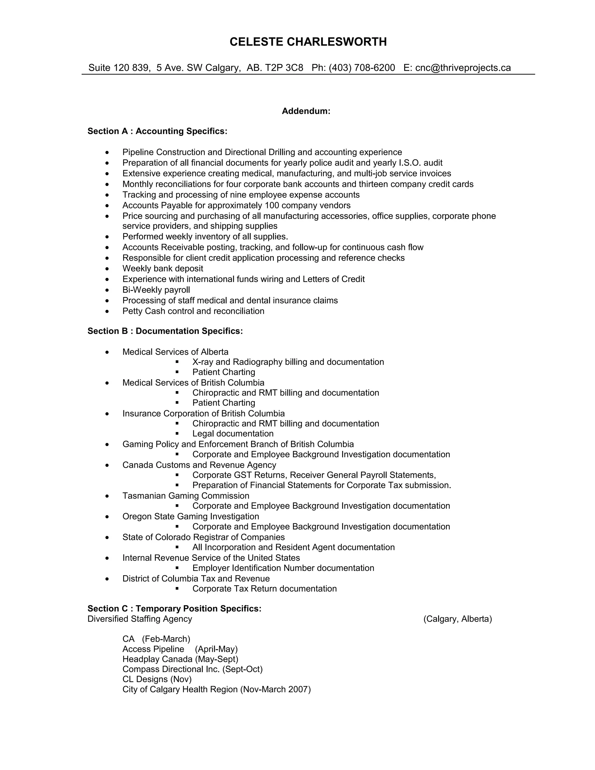 Comprehensive Resume | PDF