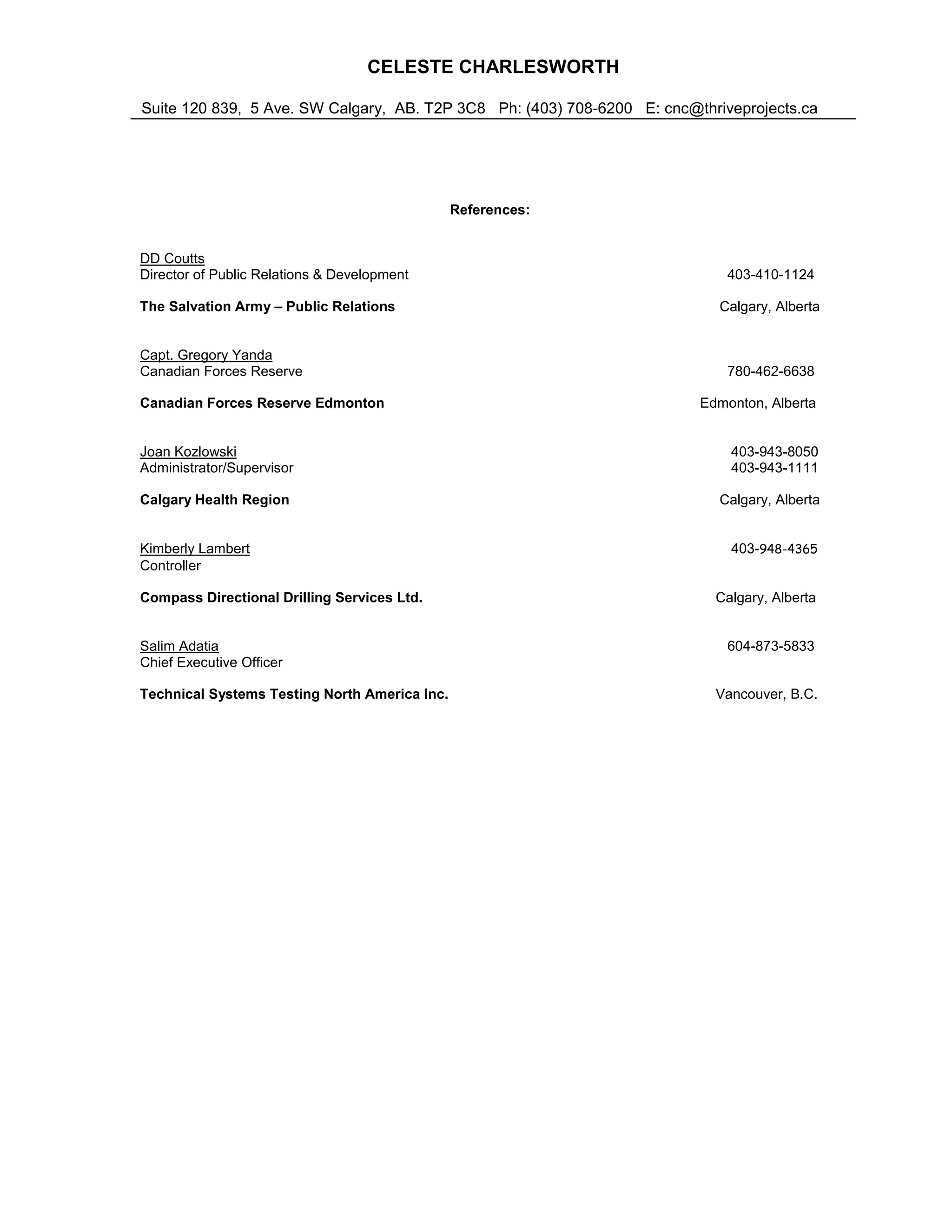 Comprehensive Resume | PDF