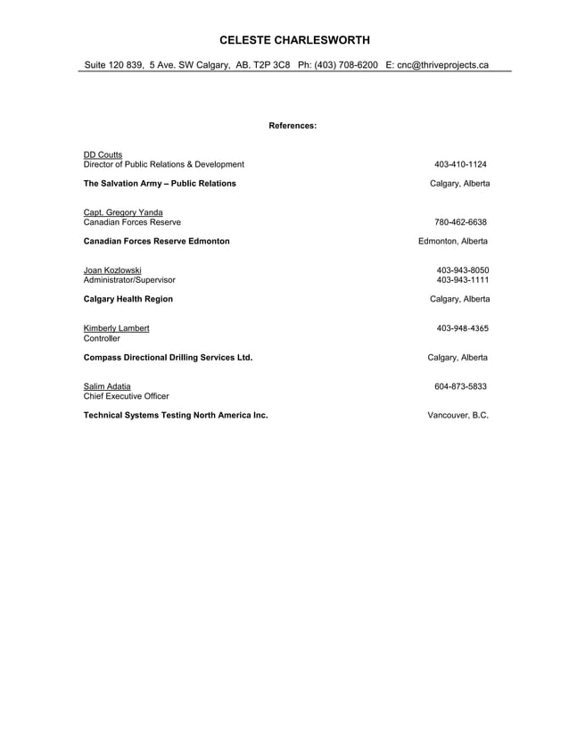 Comprehensive Resume | PDF
