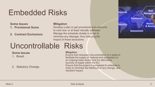 Comprehensive Risk Analysis & Populated Risk Register Draft.pptx