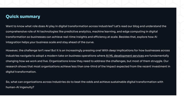 Comprehensive Role of AI in Digital Transformation Across Industries | PPT