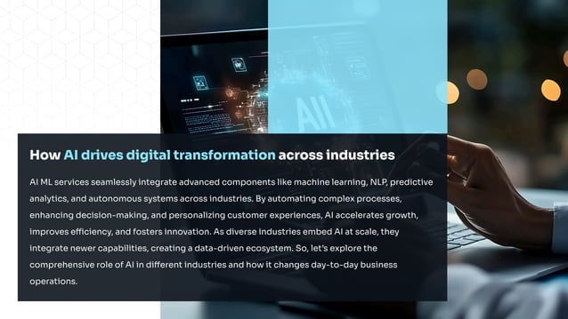 Comprehensive Role of AI in Digital Transformation Across Industries | PDF