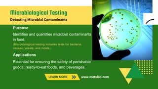 Comprehensive Services of Food Testing Labs in Dubai.pptx