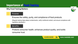 Comprehensive Services of Food Testing Labs in Dubai.pdf