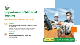Comprehensive Services of Material Testing Labs in UAE.pptx