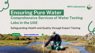 Comprehensive Services of Water Testing Labs in the UAE.pdf