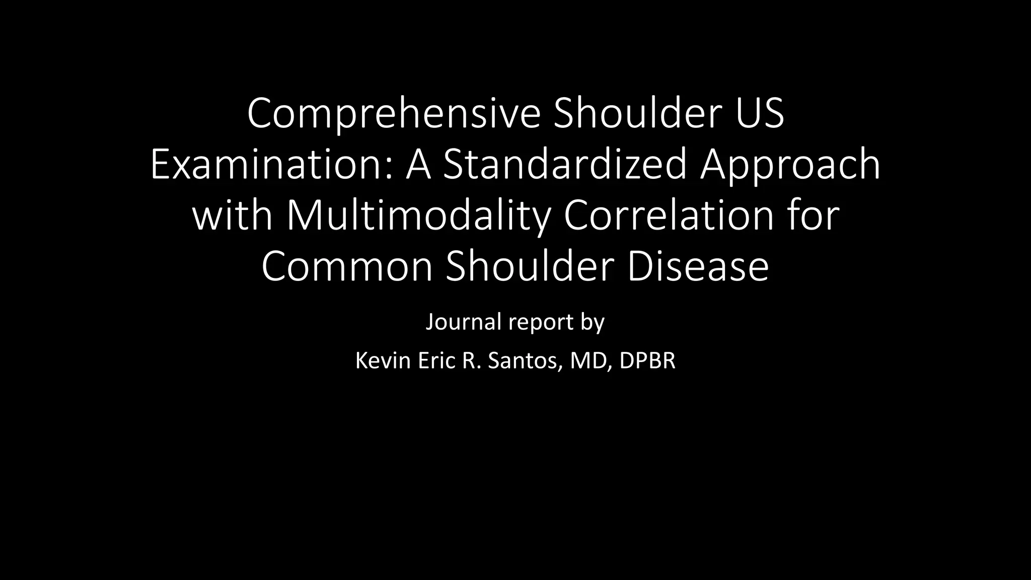 Comprehensive Shoulder US Examination.pptx