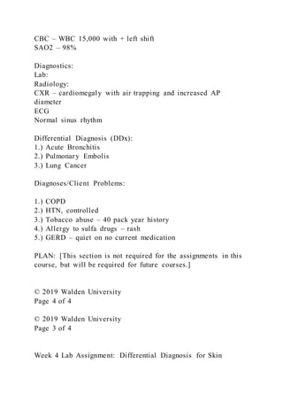 Comprehensive SOAP ExemplarPurpose To demonstrate what each s | PDF