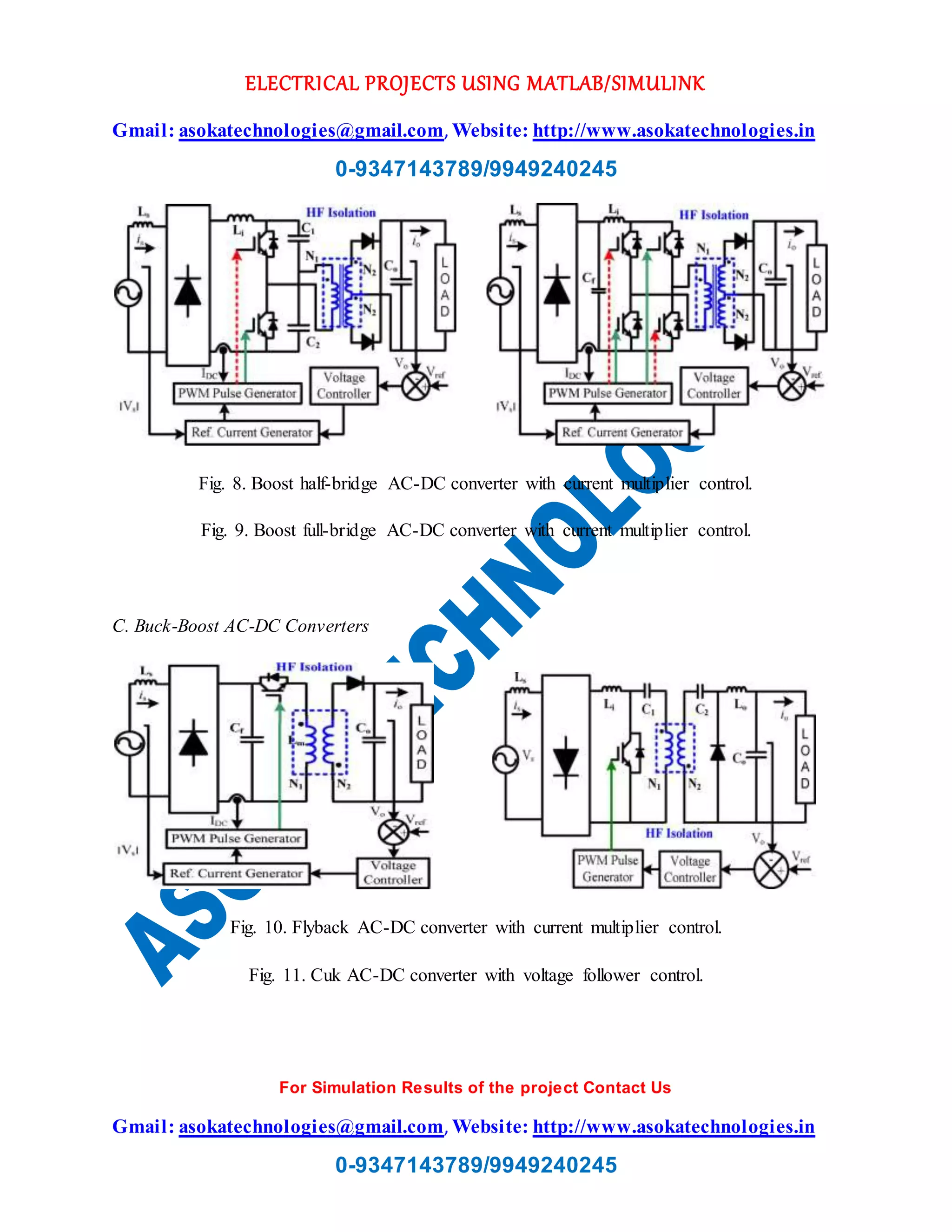 Comprehensive Study of Single-Phase AC-DC Power Factor Corrected Converters with High-Frequency ...