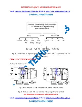 Comprehensive Study of Single-Phase AC-DC Power Factor Corrected ...