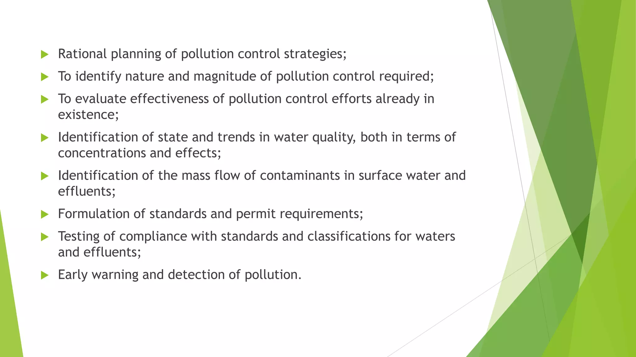 Comprehensive surface water monitoring | PPTX