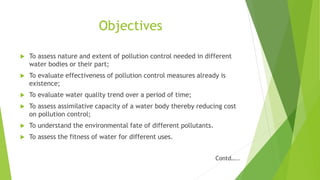 Comprehensive surface water monitoring | PPTX